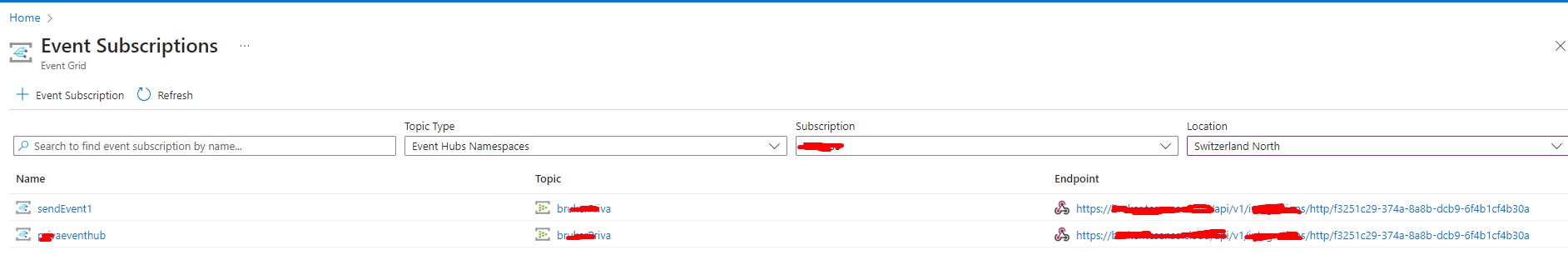 Not able to forward data from Azure Event Hub to HTTP Webhook using Azure Portal - Microsoft Q&A