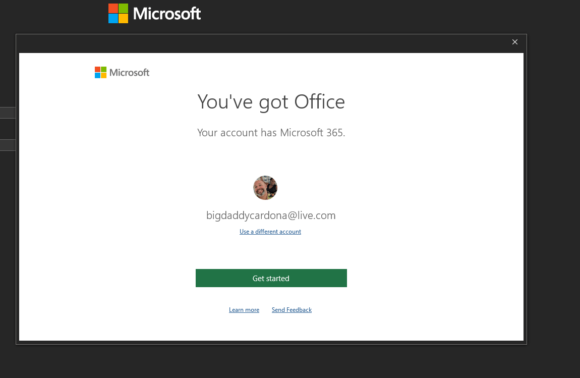 Office 365 Personal License Verification Error "CAN'T VERIFY LICENSE ...