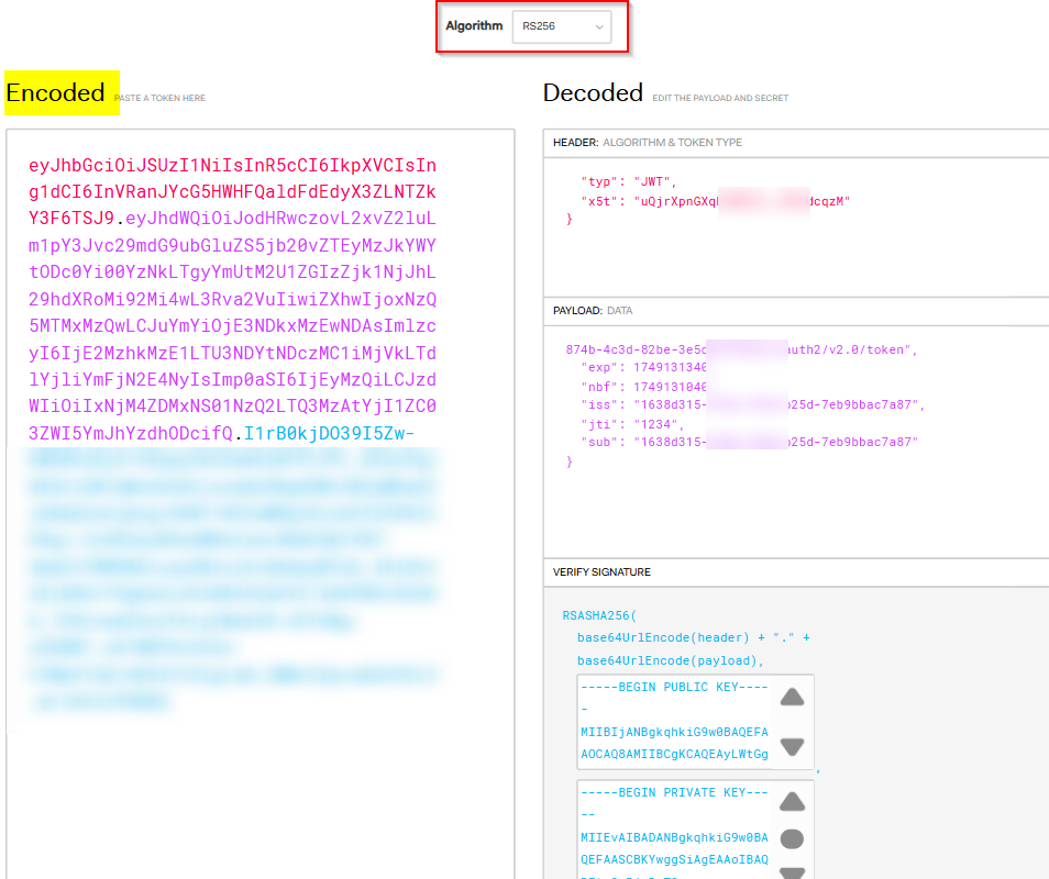 How to resolve error - AADSTS700027: The certificate with identifier used to sign the client ...