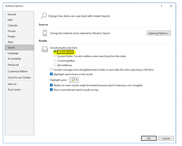 How can I search just within a sub -folder? - Microsoft Q&A