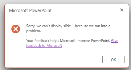 PowerPoint Slide in SharePoint - Microsoft Q&A