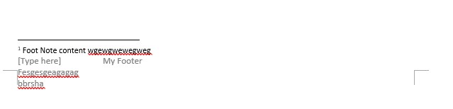 Footnote not working - Microsoft Q&A