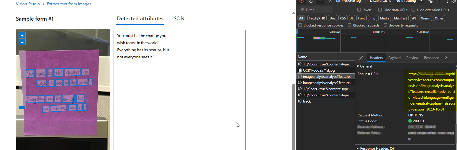 Regarding the Azure AI Service Computer Vision model version 2024-02-01 ...