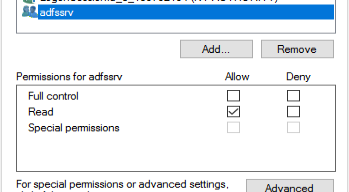 ADFS Server suddenly starts failing exactly 1 month after a certificate ...