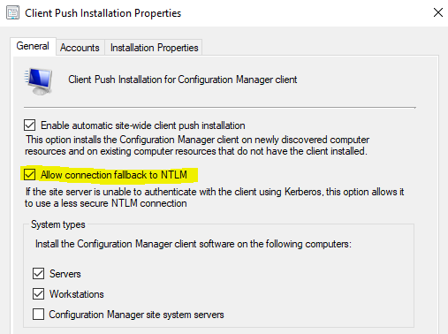 Automatic Site Wide Client Push Doesn T Execute Microsoft Q A