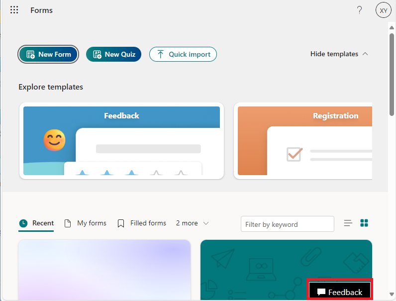 Microsoft Forms, print out - Microsoft Q&A