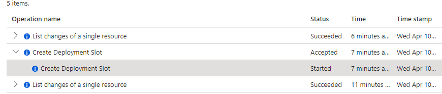 Deployment could not be created. There was an error processing your ...