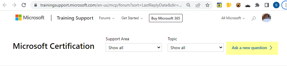 Regarding virtual training free exam certification voucher - Microsoft Q&A
