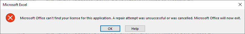 Microsoft Office License Error - Microsoft Q&A