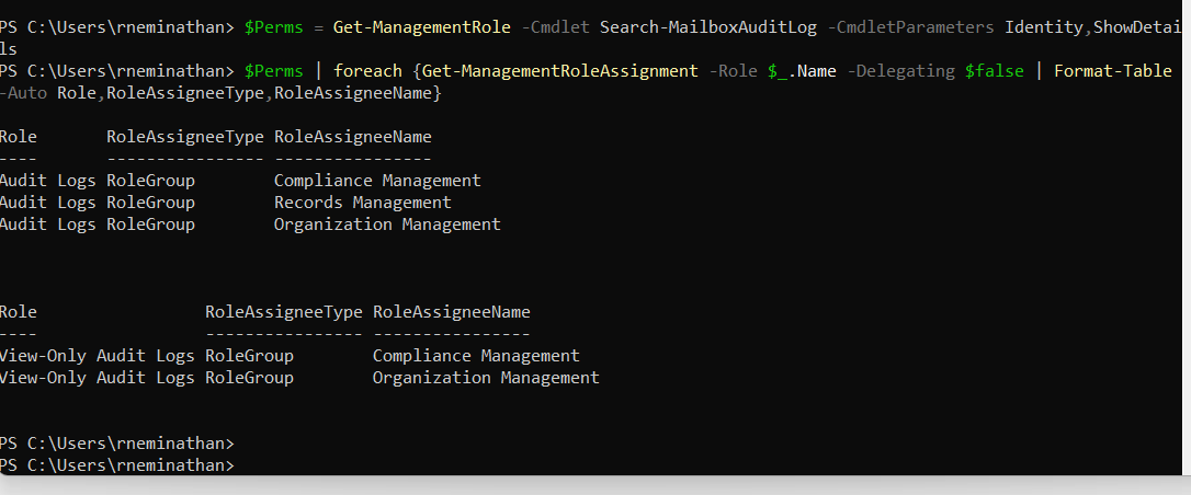 Search Mailboxauditlog Is Not Recognized As The Name Of A Cmdlet Function Script File Or 2537