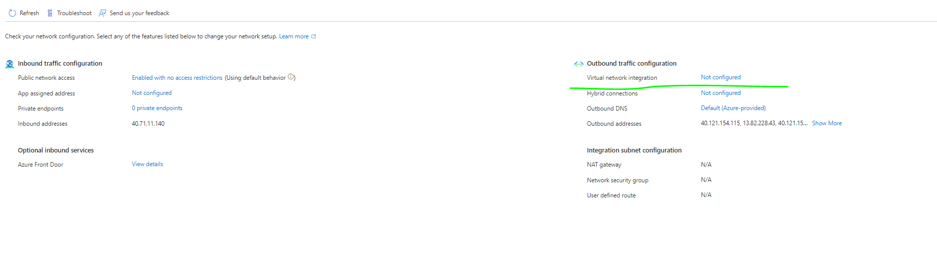 In Azure Open AI studio web app deployment not working - Microsoft Q&A