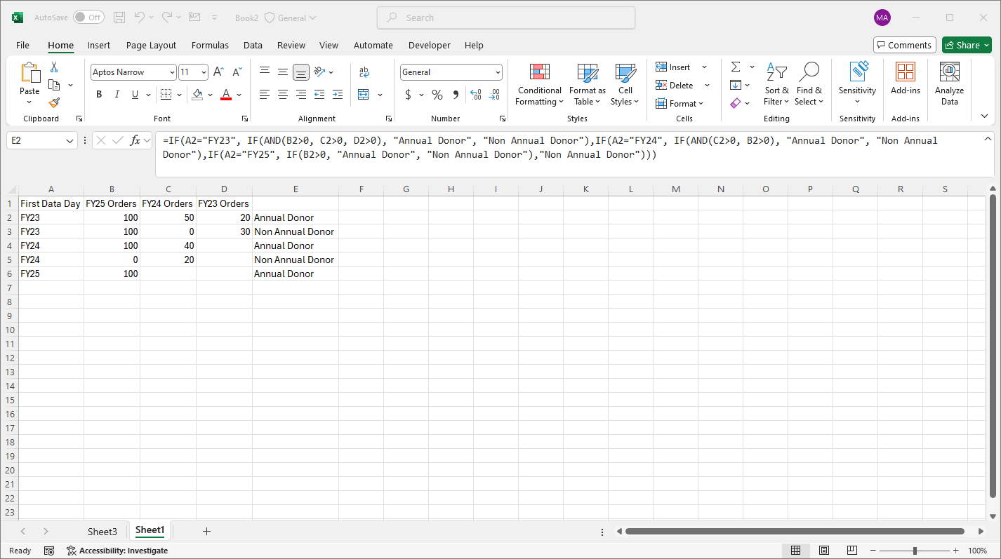 Multiple IF Statements Checking Each Other in One Formula EXCEL ...