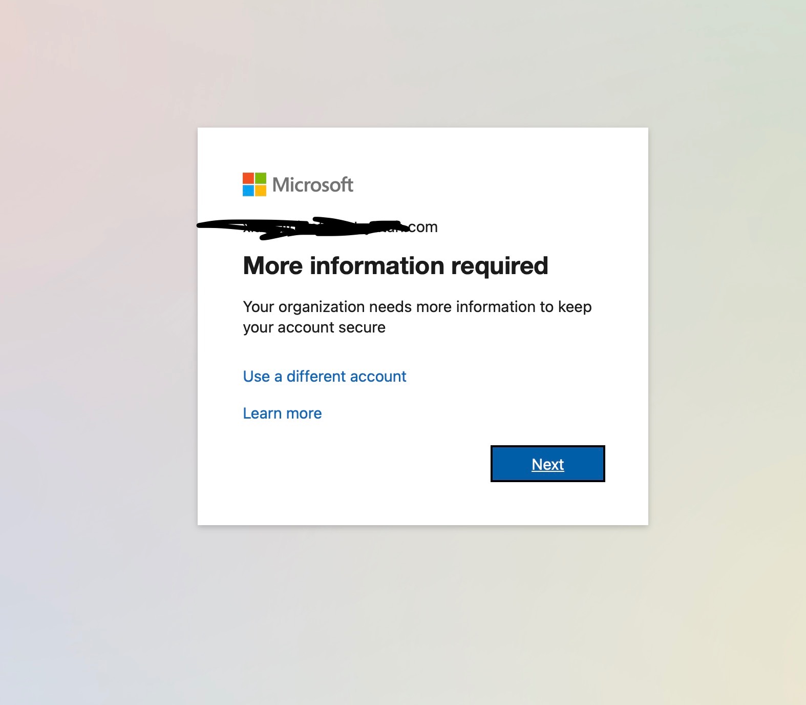 How do bypass authenticator security? - Microsoft Q&A