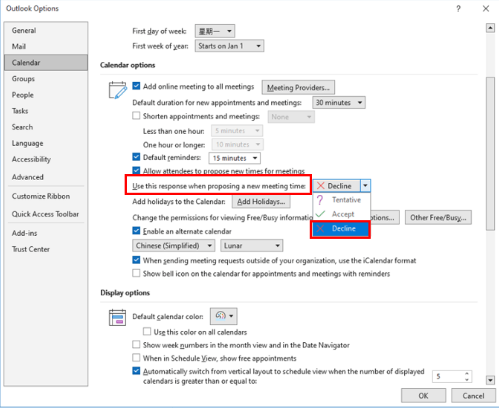 Can you auto-decline meeting invites for certain date periods ...