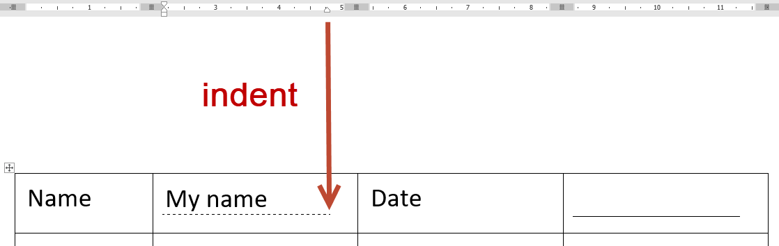 Dotted line in a Word table - Microsoft Q&A