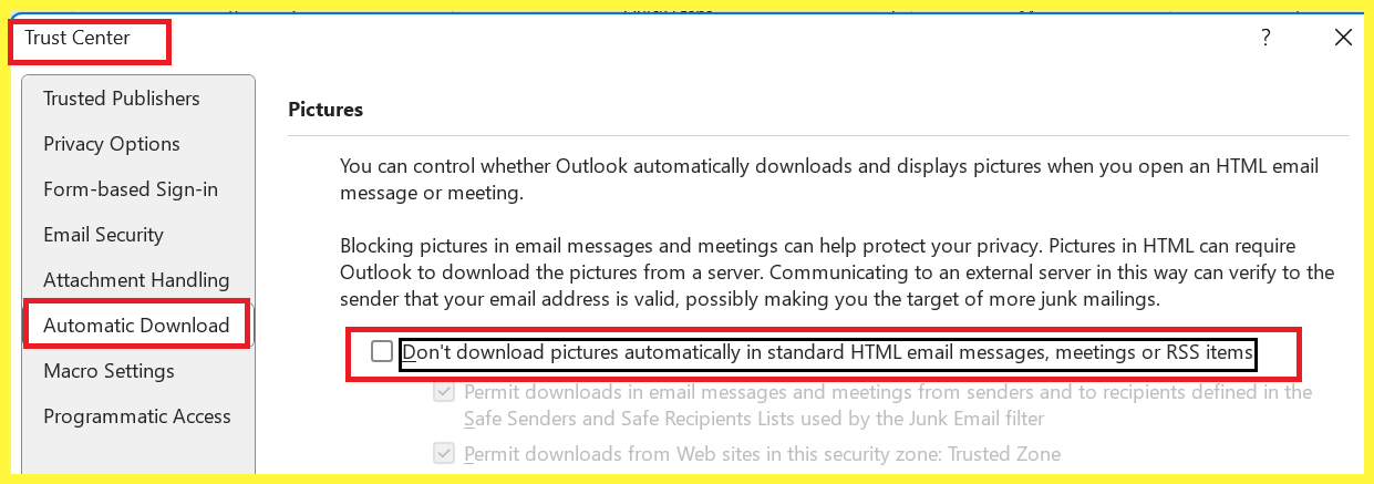 how to get access to adding online pictures to my email in outlook ...