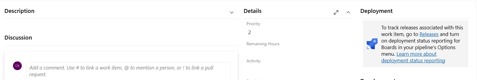 can someone assist in linking deployments (Yaml releases) to work items ...