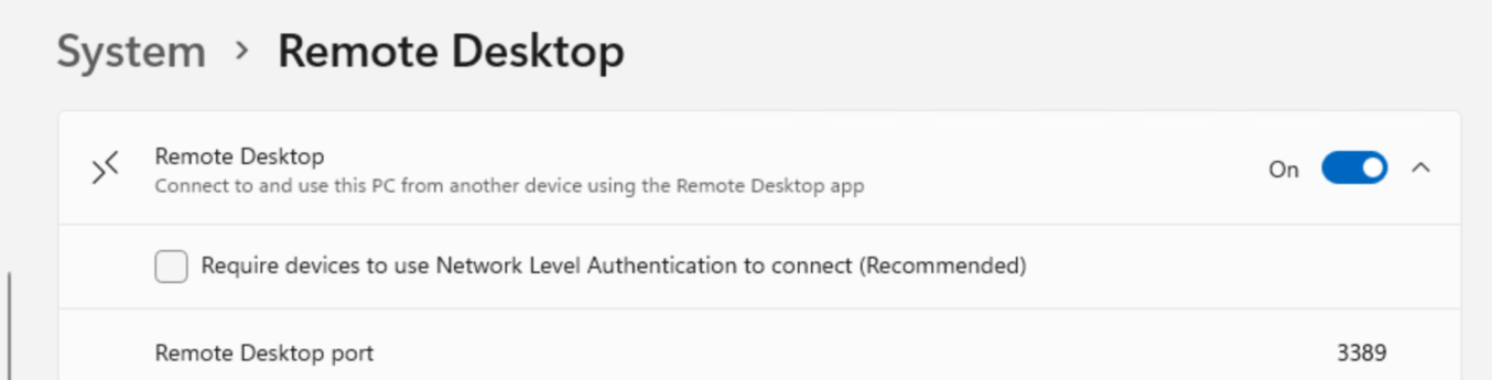Connection issue remote desktop from Win 11 to Win 10 - Microsoft Q&A