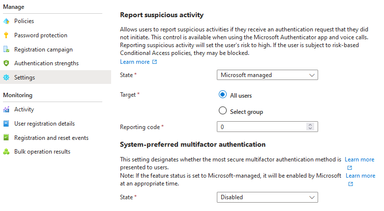 "Your organization requires you to use Microsoft Authenticator ...