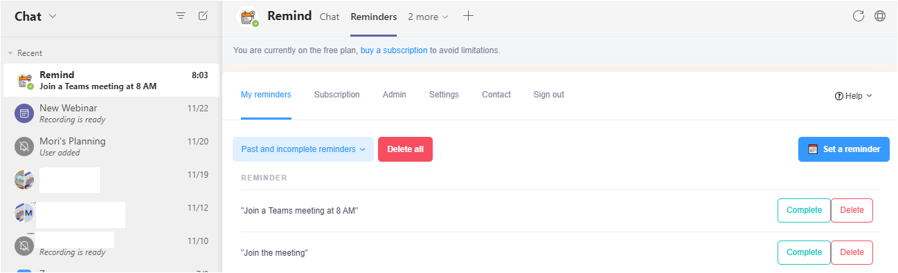 Meeting Reminder Notifications in MS Teams - Microsoft Q&A