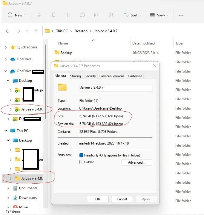 Keep the whole folders stored in Onedrive also on the PC disk ...