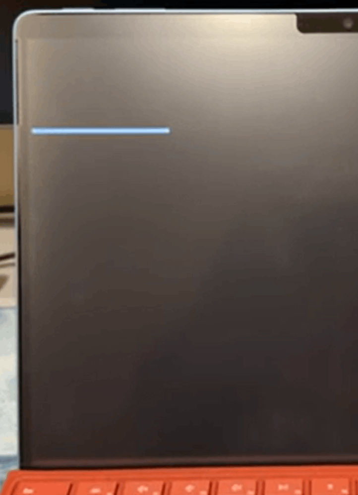 Two short horizontal line shows up during boot up on my recently bought ...