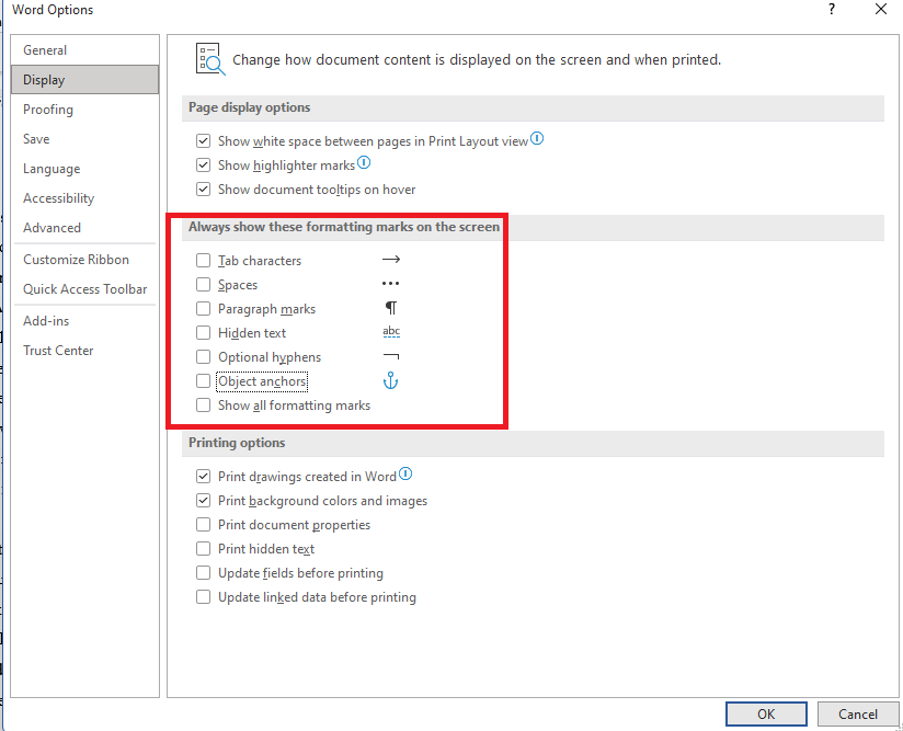 Show/Hide Function is ALWAYS on. - Microsoft Q&A