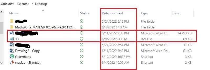 Modified column in OneDrive shows the Uploaded date rather than the ...