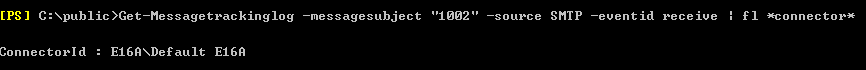 Capturing Frontend Receive Connector On Message Tracking Log Using Powershell Microsoft Qanda