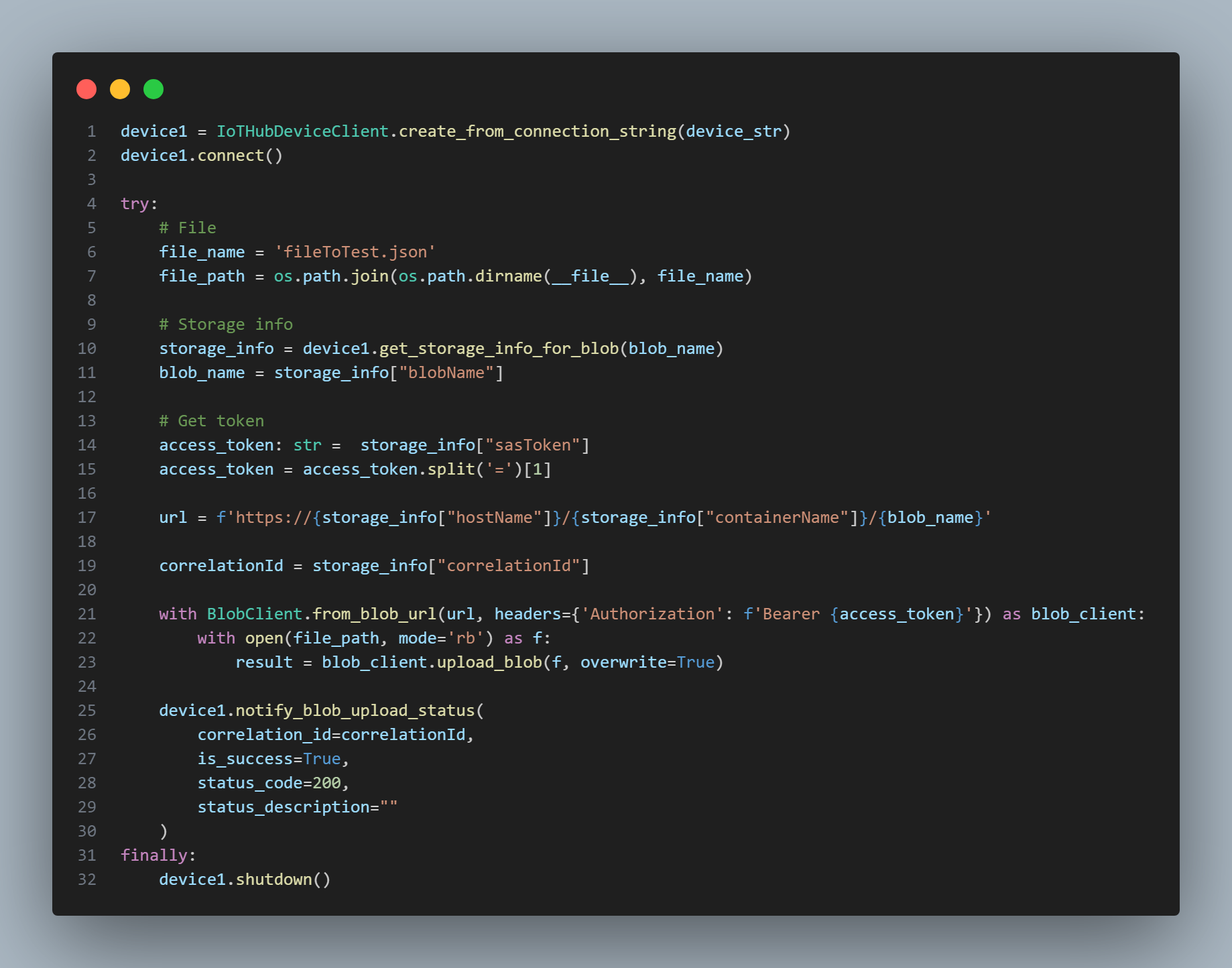 Notify uploaded file using System-assigned authentication type ...