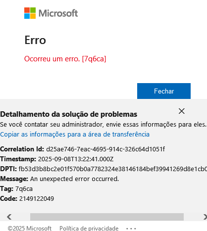 Como entrar em minha outra conta de e-mail pessoal pelo Outlook se está dando erro na entrada ...