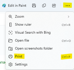 Snipping Tool - missing menu - Microsoft Q&A
