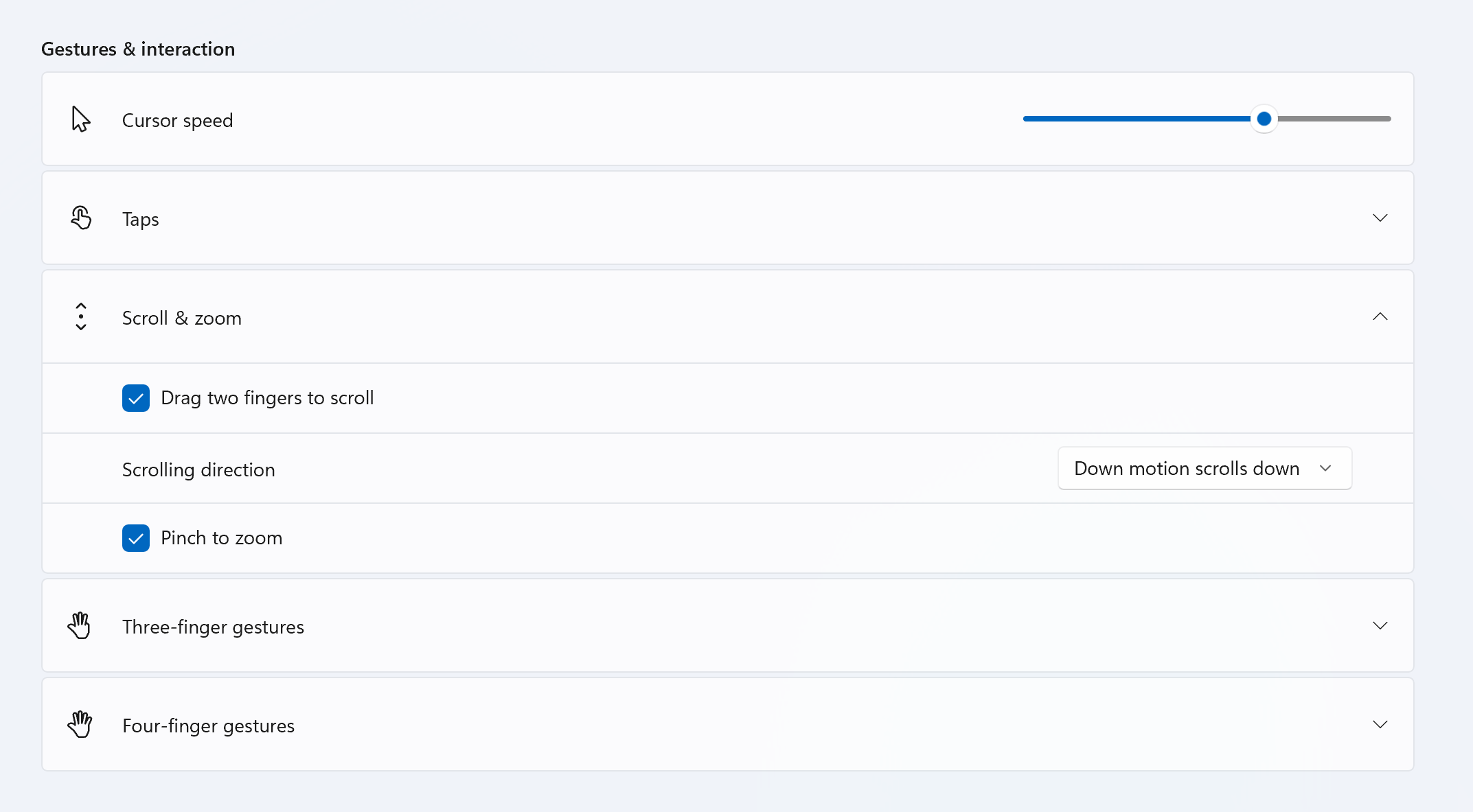 Adjusting touchpad scroll speed - Microsoft Q&A