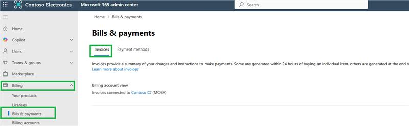 Find these invoices - Microsoft Q&A