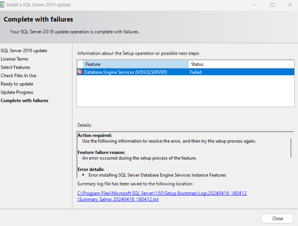 database engine services (mssqlserver) failed - Microsoft Q&A database engine services (mssqlserver) failed - Microsoft Q&A