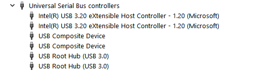 why di I have a duplicate intel(R) USB 3.20 eXtensible Host Controller ...