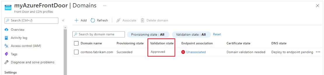 Google Domain to Azure Front Door Domain. - Microsoft Q&A