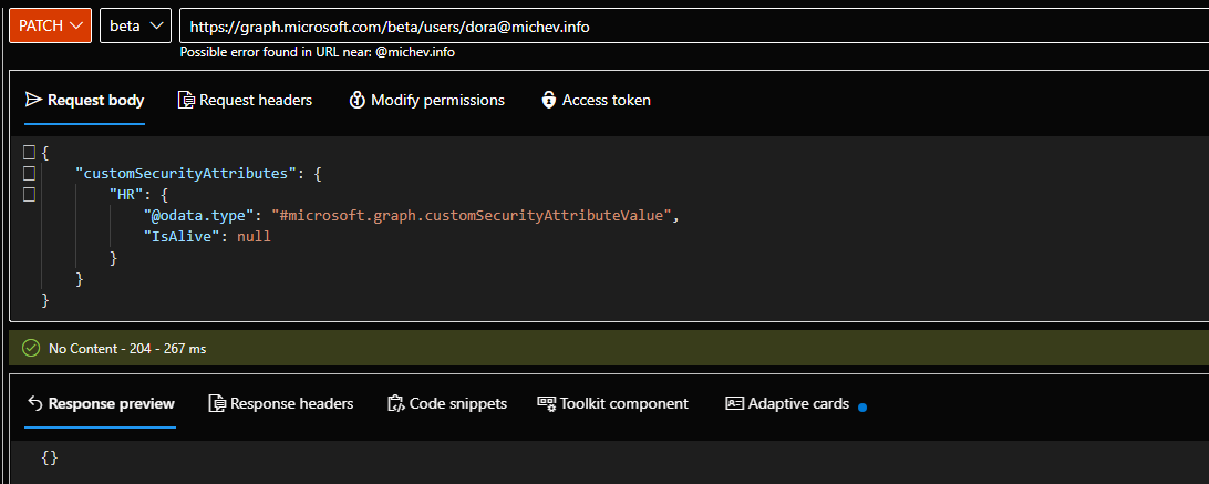 Remove Custom security attribute assignment via Graph - Microsoft Q&A Remove Custom security attribute assignment via Graph - Microsoft Q&A
