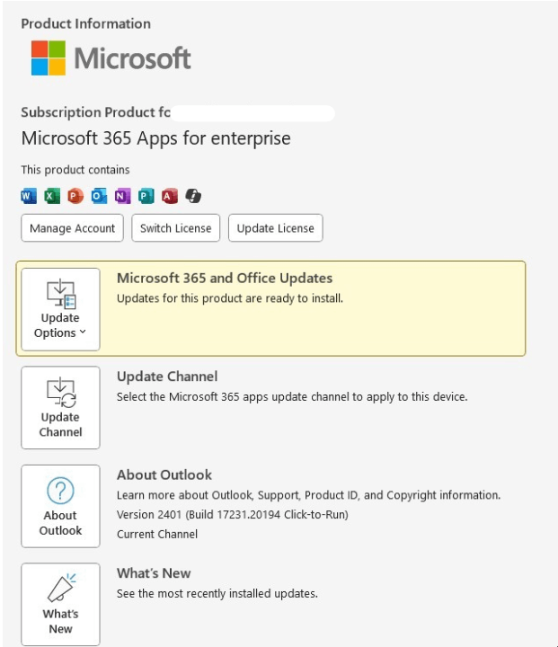 Outlook runs in the background and won't open its main window unless ...