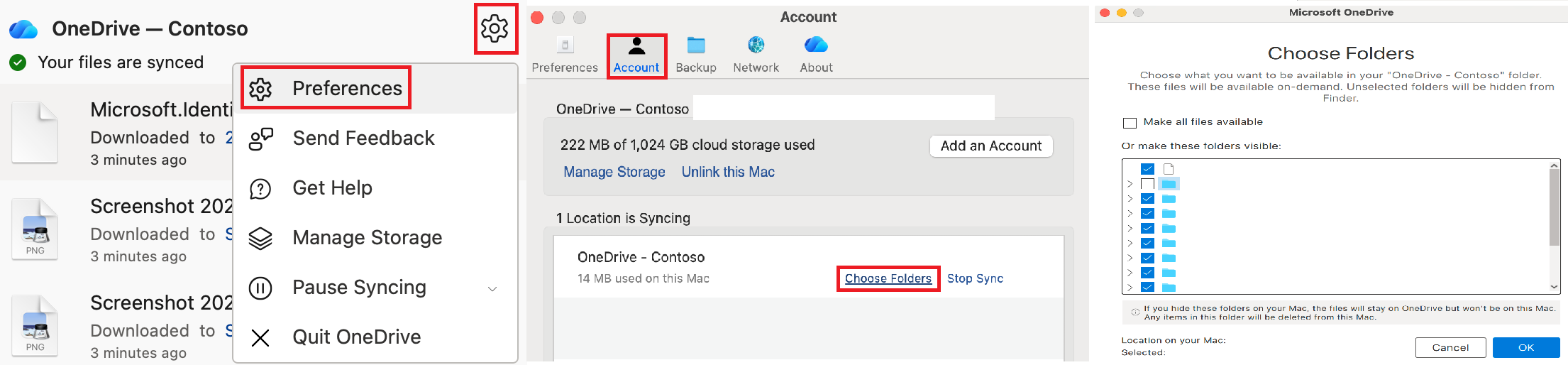 How can OneDrive for Mac be troubleshot when files appear to sync ...