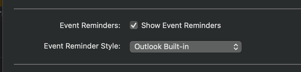 Outlook Event Reminders are hidden behind full screen apps - Microsoft Q&A
