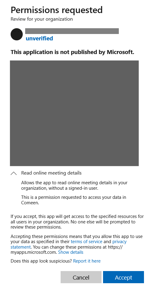 How to ask OnlineMeetings.Read.All App scope on Graph ? - Microsoft Q&A