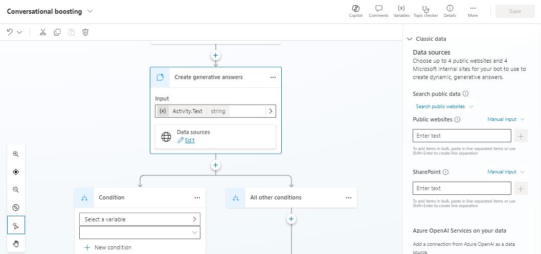azure ai search integration in Copilot studio - Microsoft Q&A