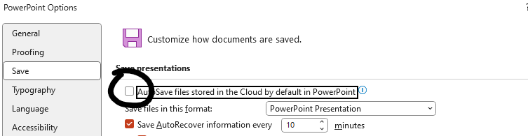 Why PowerPoint keep saving every 2 sec and this is slowing down my work ...