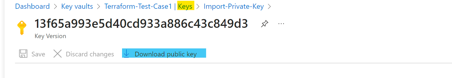 Can both the private and public key be exported from an Azure Key Vault ...