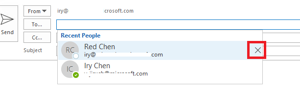 Email recipient displays wrong name in Outlook - Microsoft Q&A