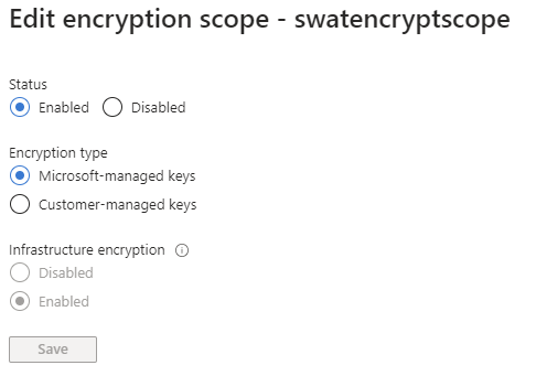 Problems with Infrastructure Encryption (Azure Storage) - Microsoft Q&A