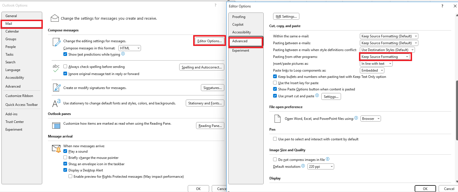 Graph not showing in mail body after paste from excel (office 365 ...