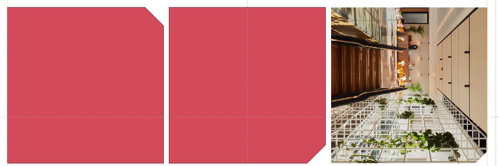 How to have cropped corner shape on a different corner without rotating ...