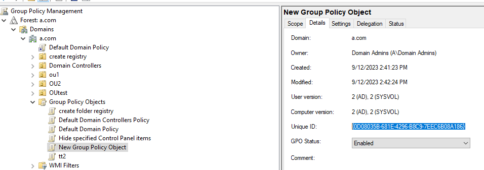 Need more info on %WINDIR%\system32\GroupPolicy\GPT.ini - Microsoft Q&A